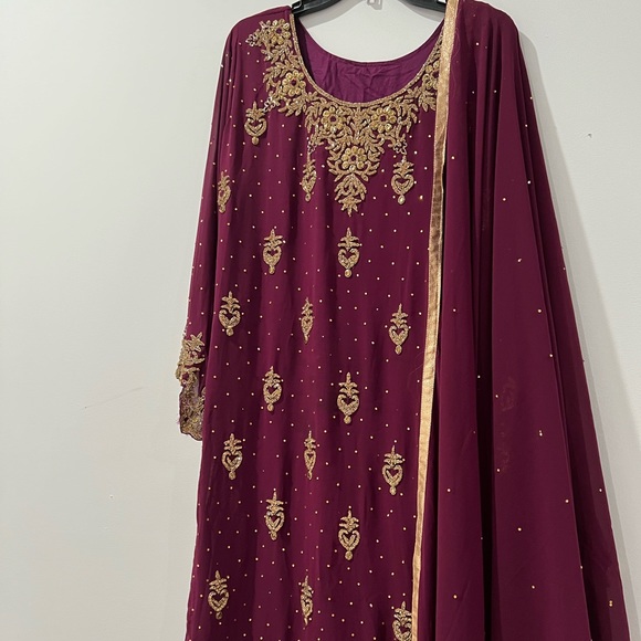 Salwar Kameez | Dresses | Indian Pakistani Heavy Embroidery Stone Work ...